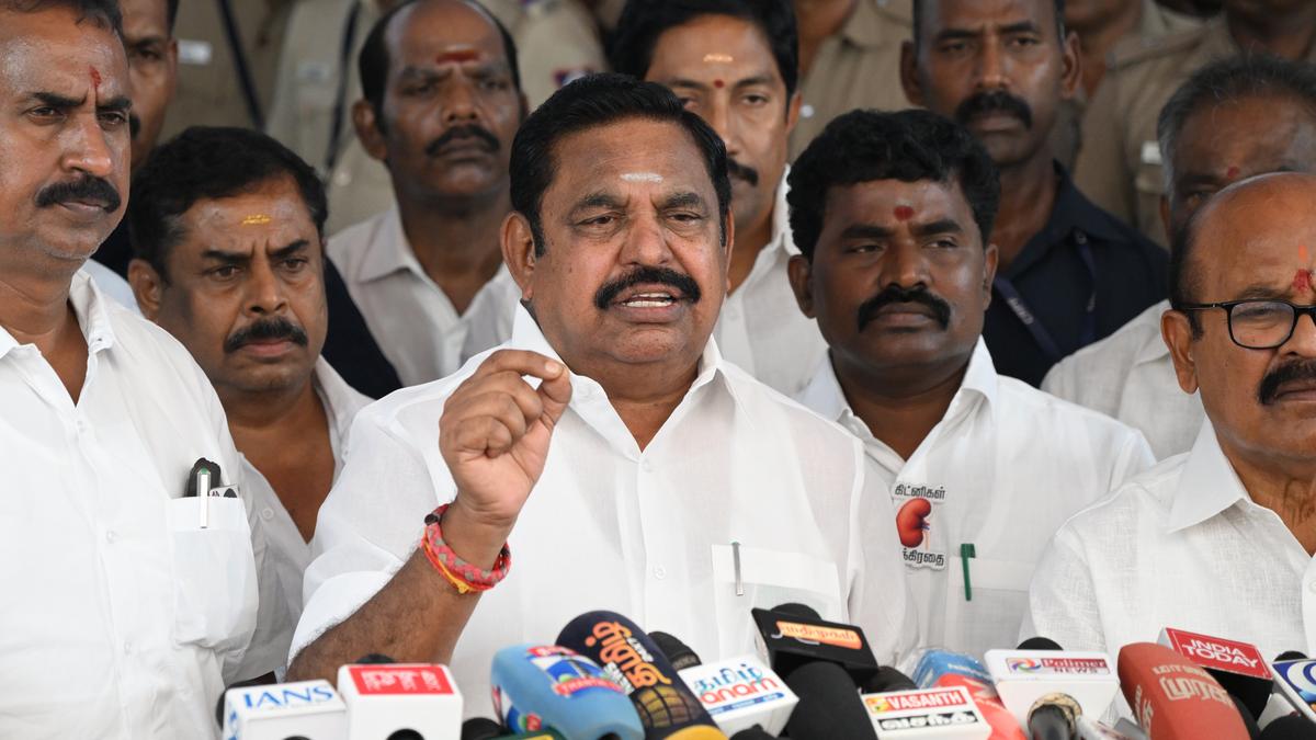Palaniswami Slams TN Government Over Coimbatore School Food Poisoning ...