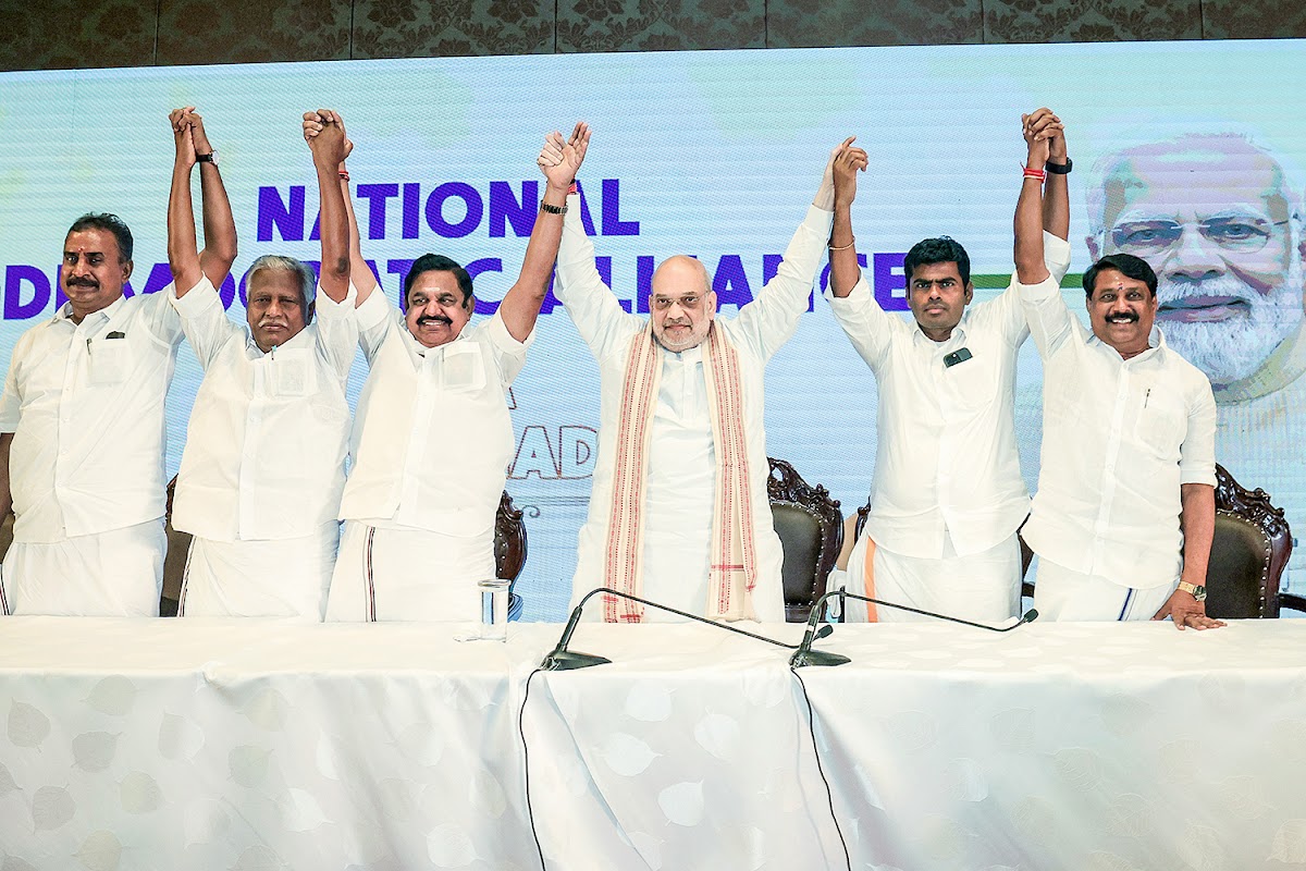 NDA Alliance Seals Seat-Sharing Pact with AIADMK for April 23 Tamil ...