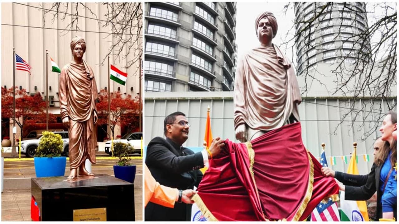 Vivekananda statue in US unveiled in Seattle - News Today | First with ...