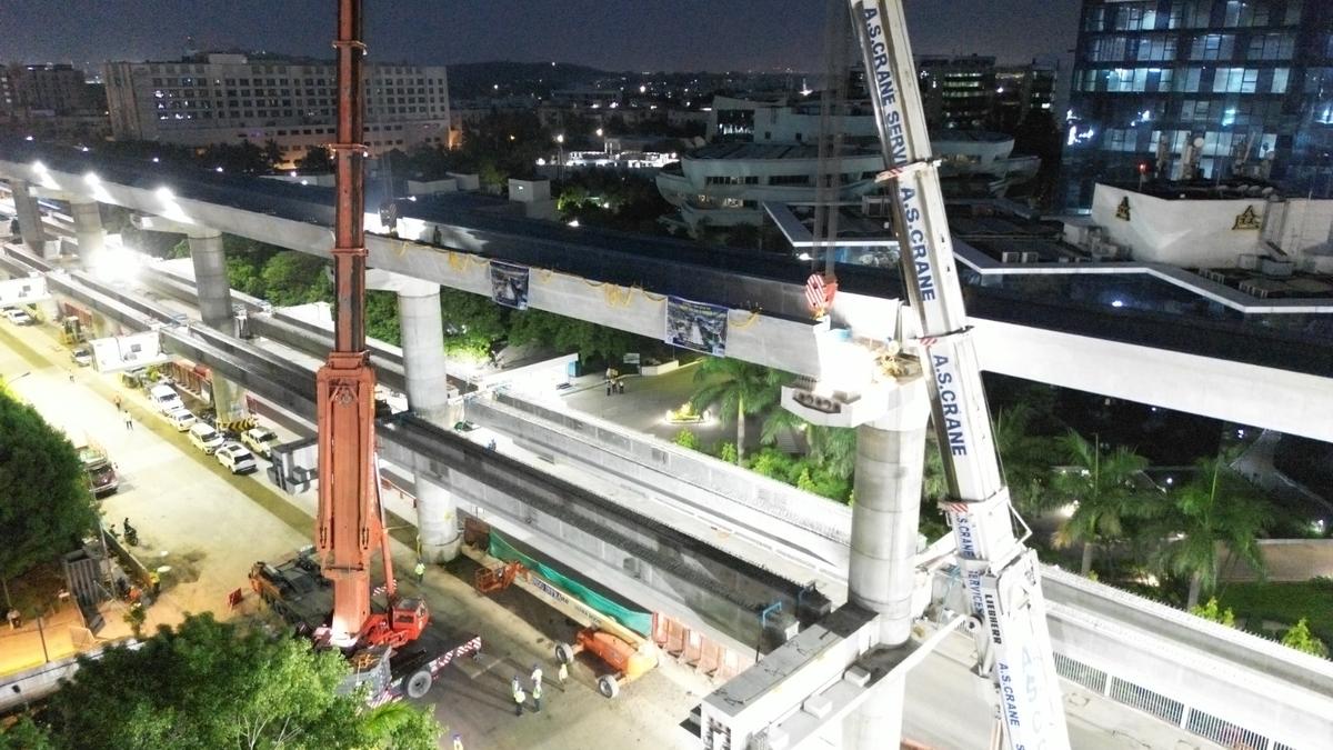 CMRL completes U-Girder casting for corridor 5 in phase II milestone ...