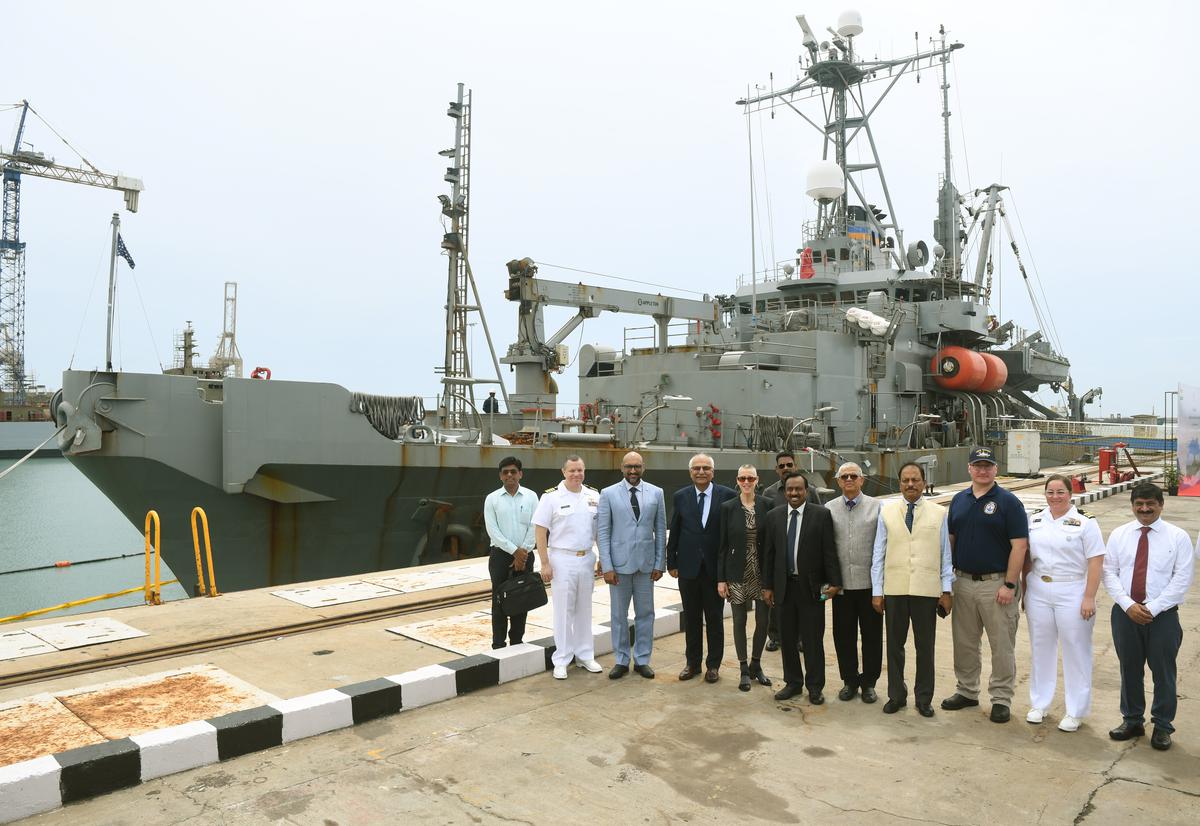US ship in Kattupalli for voyage repairs - News Today | First with the news