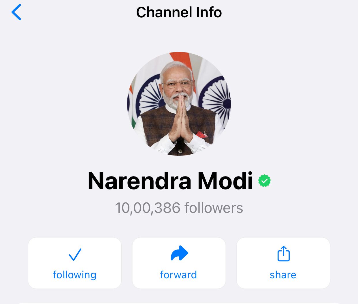 Modi's WhatsApp channel crosses 1 million followers in one day - News ...
