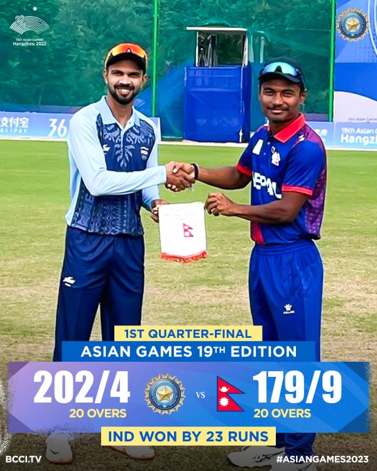 Asian Games: Indian cricket team enters semis - News Today | First with ...