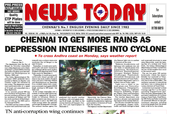 E-paper 2 December 2023 - News Today | First with the news